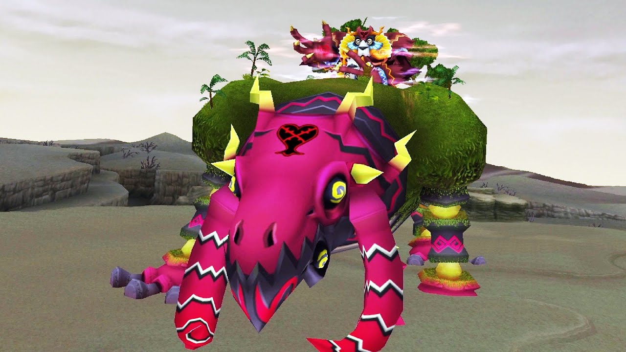 Kingdom Hearts 2: Ground Shaker Boss Fight (PS3 1080p) - YouTube