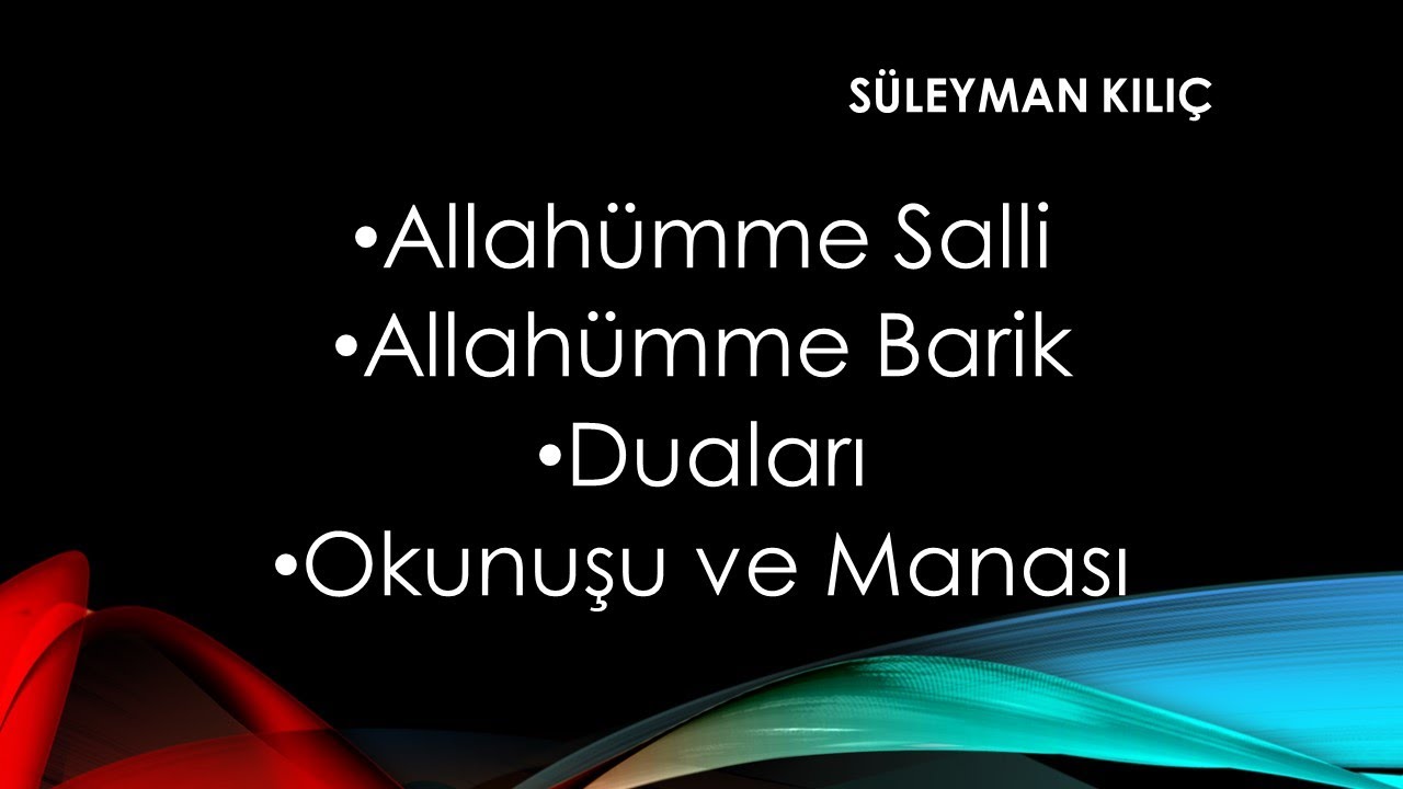 Salli-Barik Duaları ve Tahlili, Namaz Duaları, - YouTube