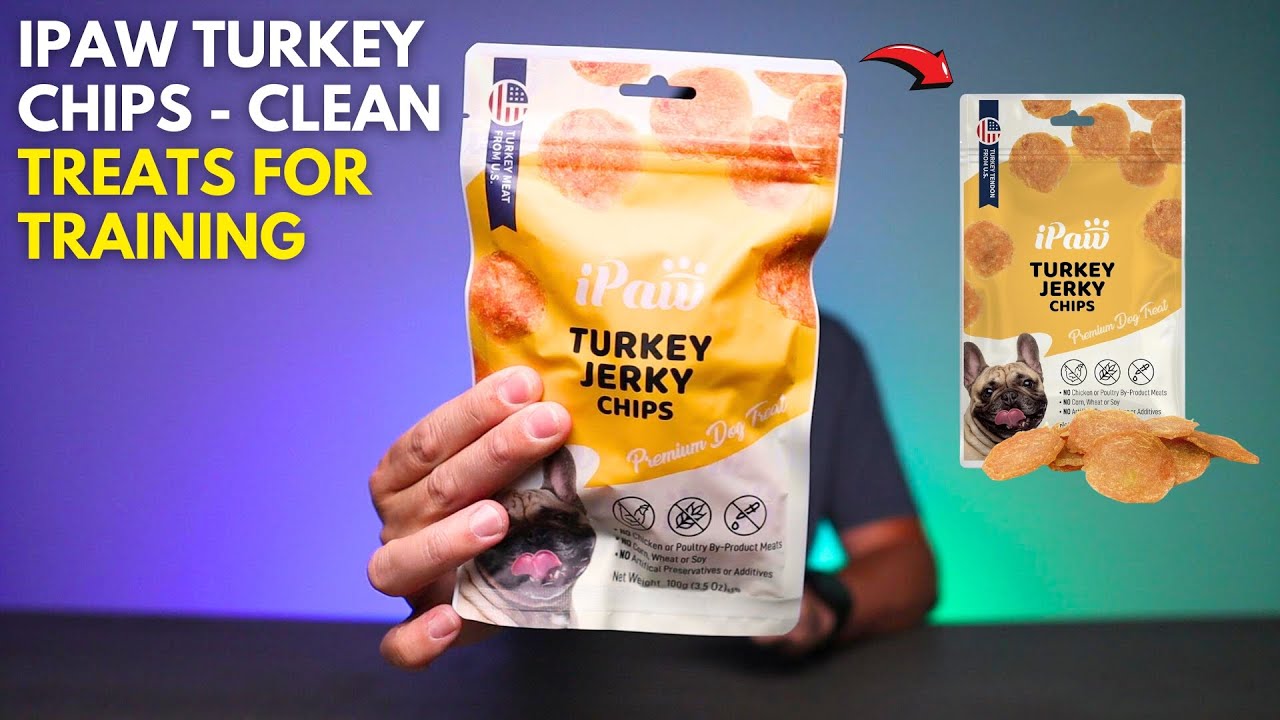 iPaw Turkey Chips - Clean Treats for Training! - YouTube