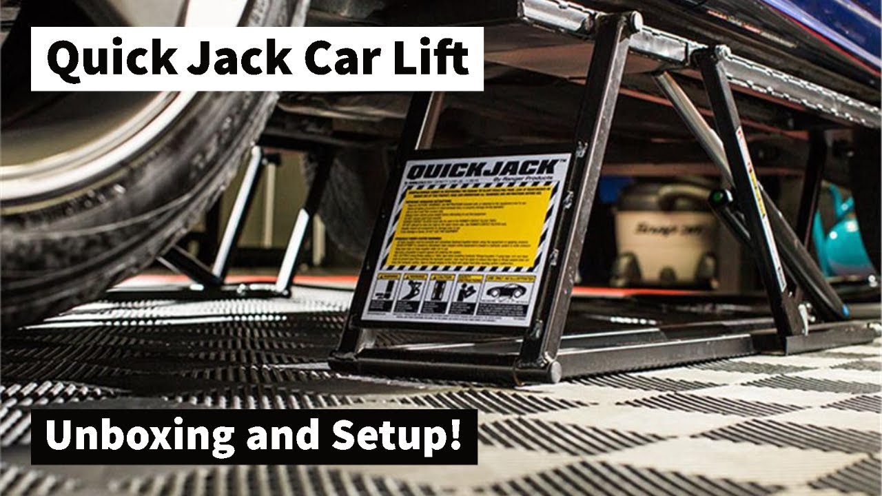QuickJack SLX7000 Unboxing and Setup! - YouTube