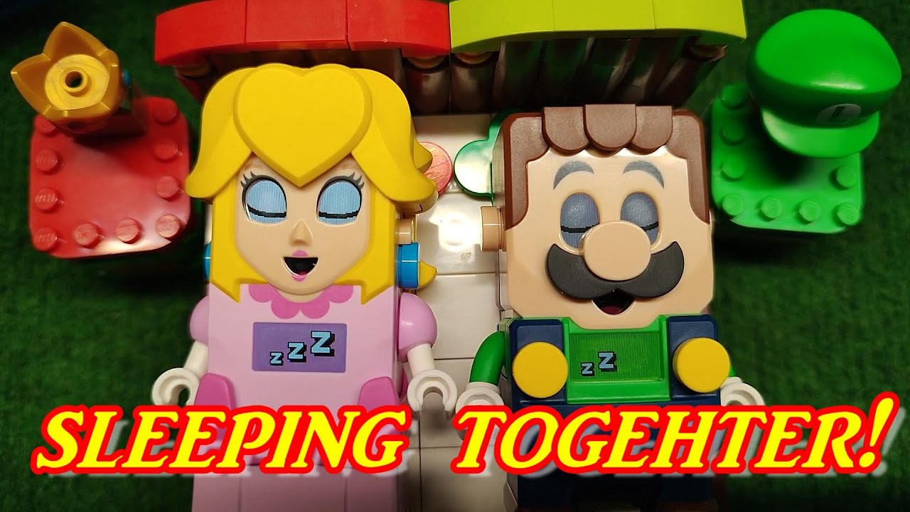 Peach and Luigi sleeping together without Mario! - YouTube