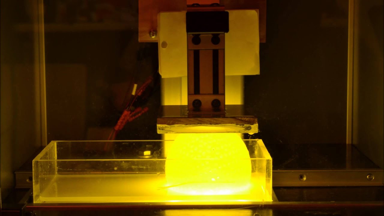 DLP 3D Printer - Timelapse - YouTube