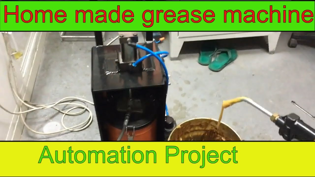 DIY Project | Pneumatic grease gun | Automatic Grease pump - YouTube