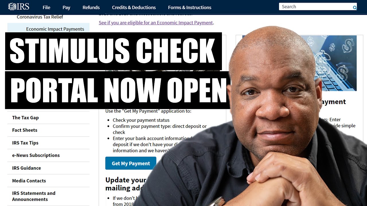 IRS Economic Stimulus Checks Update | Wednesday April 15, 2020 (Portal ...