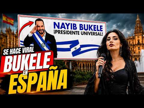 BUKELE SE HIZO VIRAL EN ESPAÑA 🇪🇸 | Una Joven Española Le Canta al Presidente de El Salvador