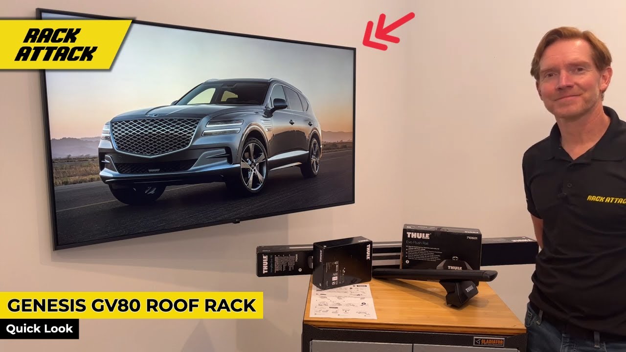 2021-2022+ GENESIS GV80 5-dr SUV with Flush Rails - Thule's Best Roof ...
