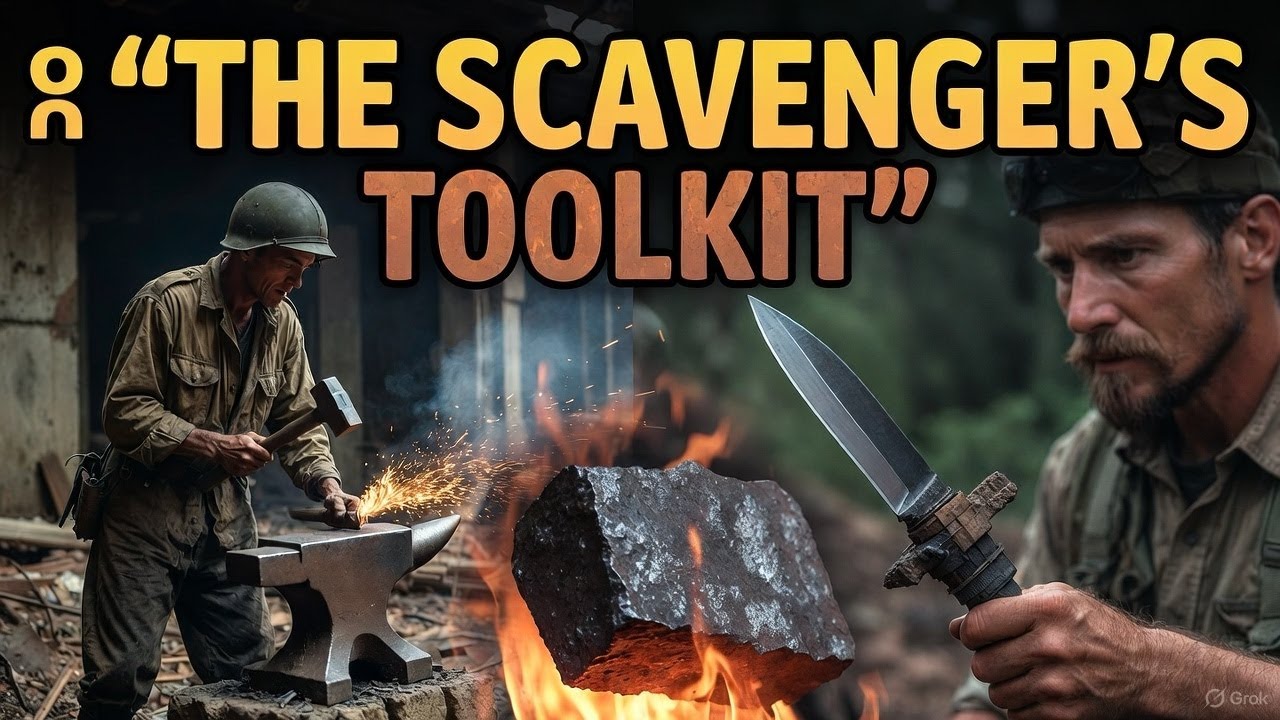 The Forgotten Art of Scavenger Survival Tools from Nothing - YouTube