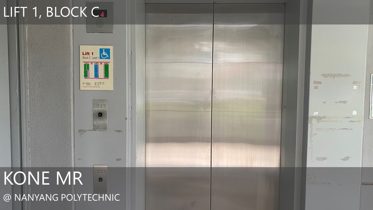 KONE TMS MR @ NANYANG POLYTECHNIC BLOCK C [LIFT 1] - YouTube