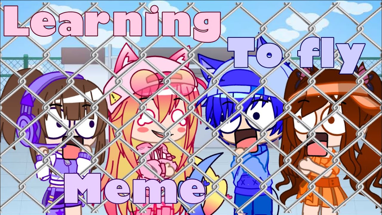 Learning to fly meme || gacha club || 🧇 - YouTube