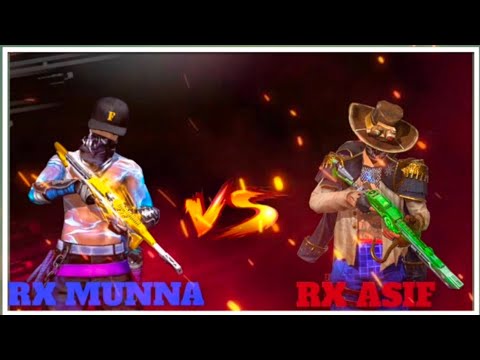 Free Fire Custom Gameplay Rx Munna VS Rx Asif - YouTube