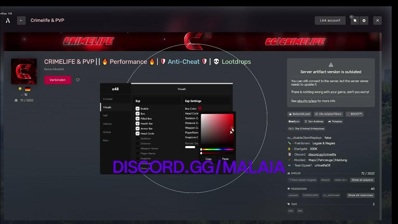 Fivem Free mod menü x48 cheat 2024 Undetected Working GTA RP - YouTube