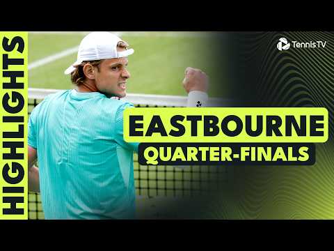 Draper Faces Diallo, Humbert & Bergs Also Feature | Eastbourne 2026 Quarter-Final Highlights