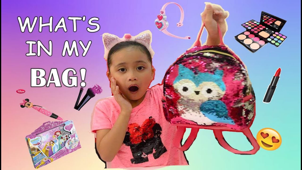 What Is In My Bag? KIDS BAG | Elah - YouTube