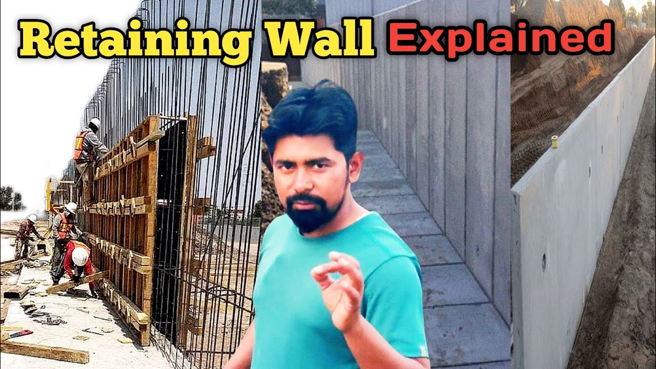 Rcc retaining wall.Rcc wall. - YouTube