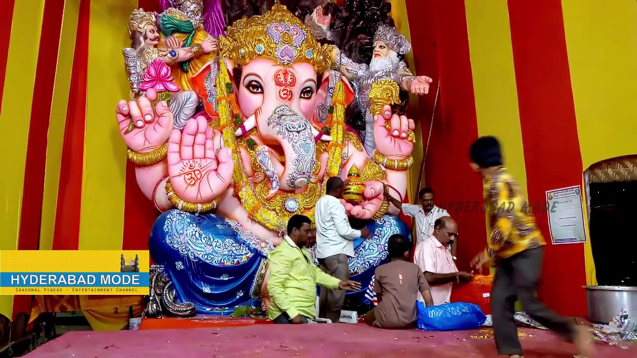Aliyabad Ganesh 2018 Old City || Famous ganesh Idols in Old City ...