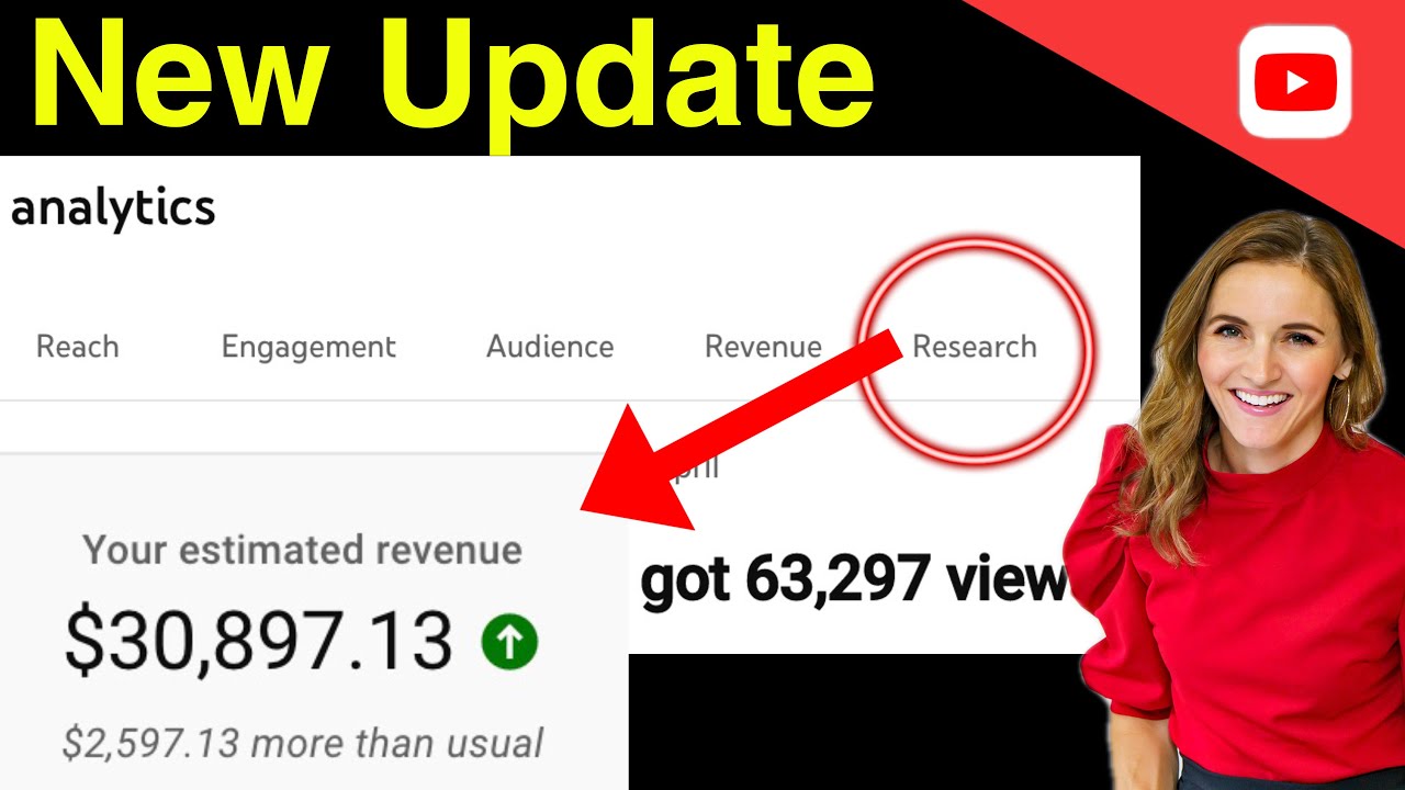How to Use the NEW Research Tab on YouTube Analytics! Understand Search ...