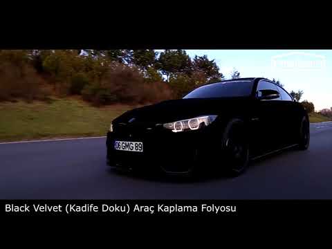 Black Velvet (Kadife Doku) Araç Kaplama Folyosu - Renkligaraj.com Stoklarında...