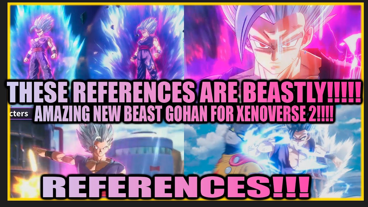 The New Gohan Beast has BEASTLY REFERENCES AND LOOKS AMAZING!! XV2 ...