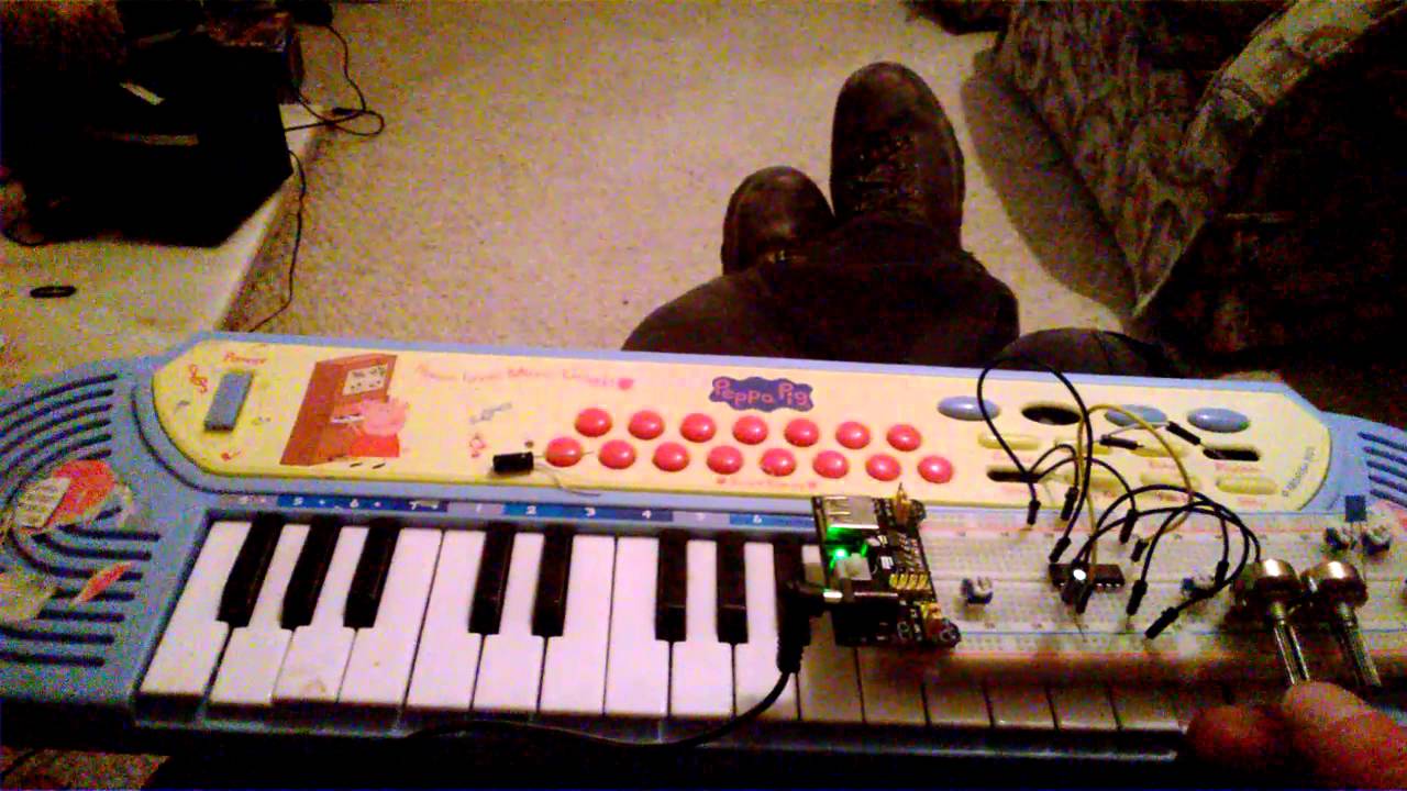 Peppa Pig keyboard circuit bent. - YouTube