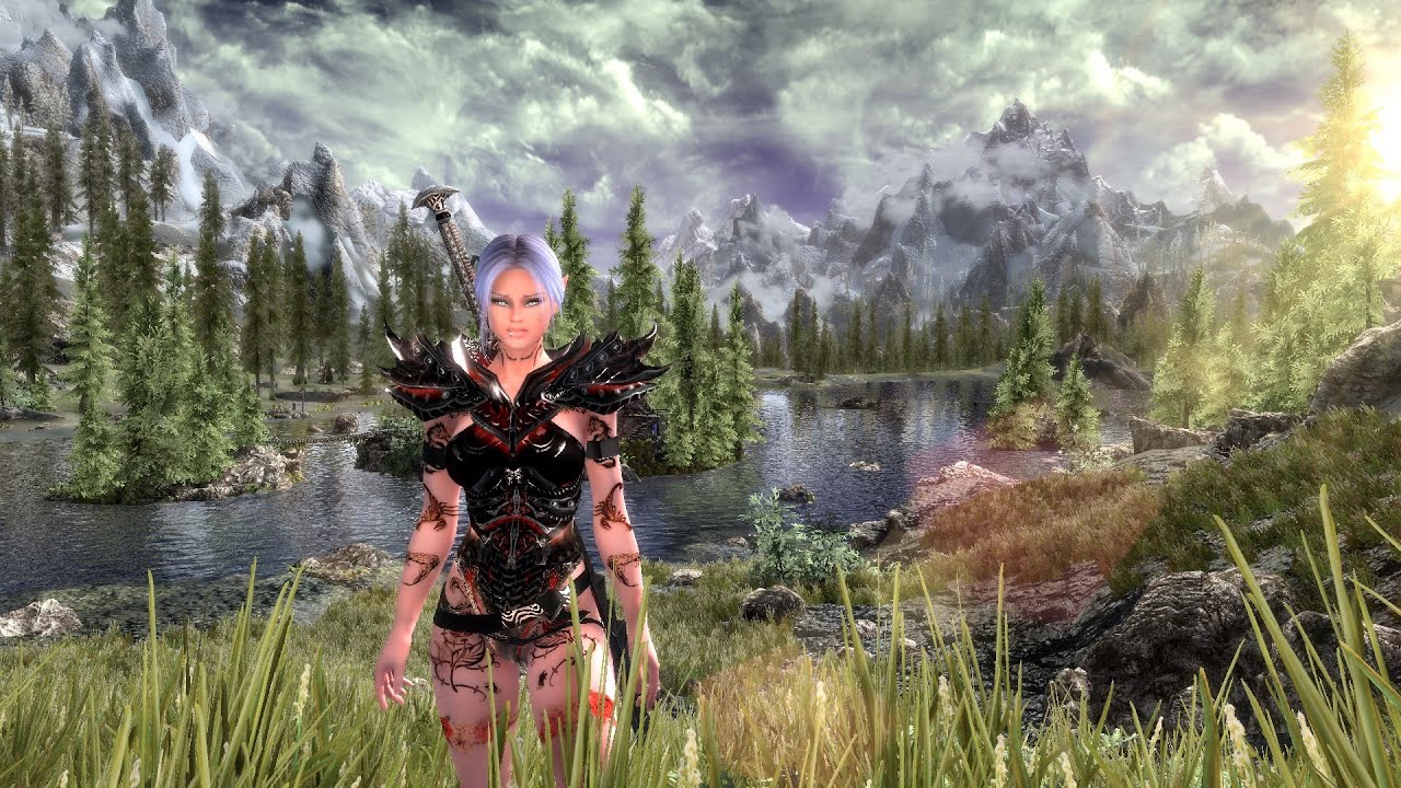 Skyrim Special Edition Midnight Stream 1080 ti Build - YouTube