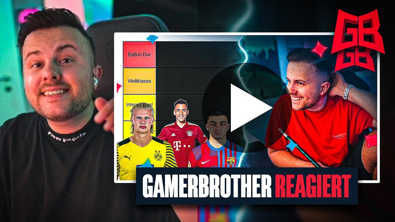 GamerBrother REAGIERT auf sein YOUNGSTAR RANKING von 2022 😂😂 - YouTube