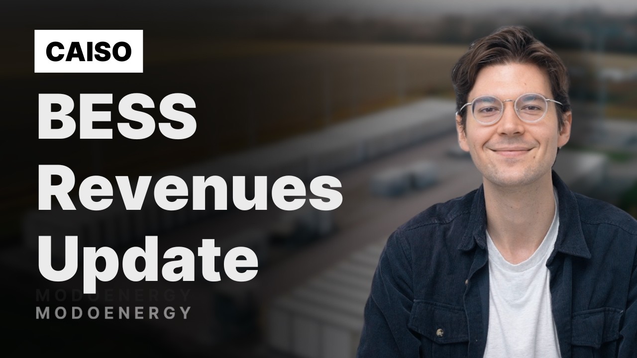 CAISO H1 2025 BESS revenues fall slightly year-over-year - YouTube