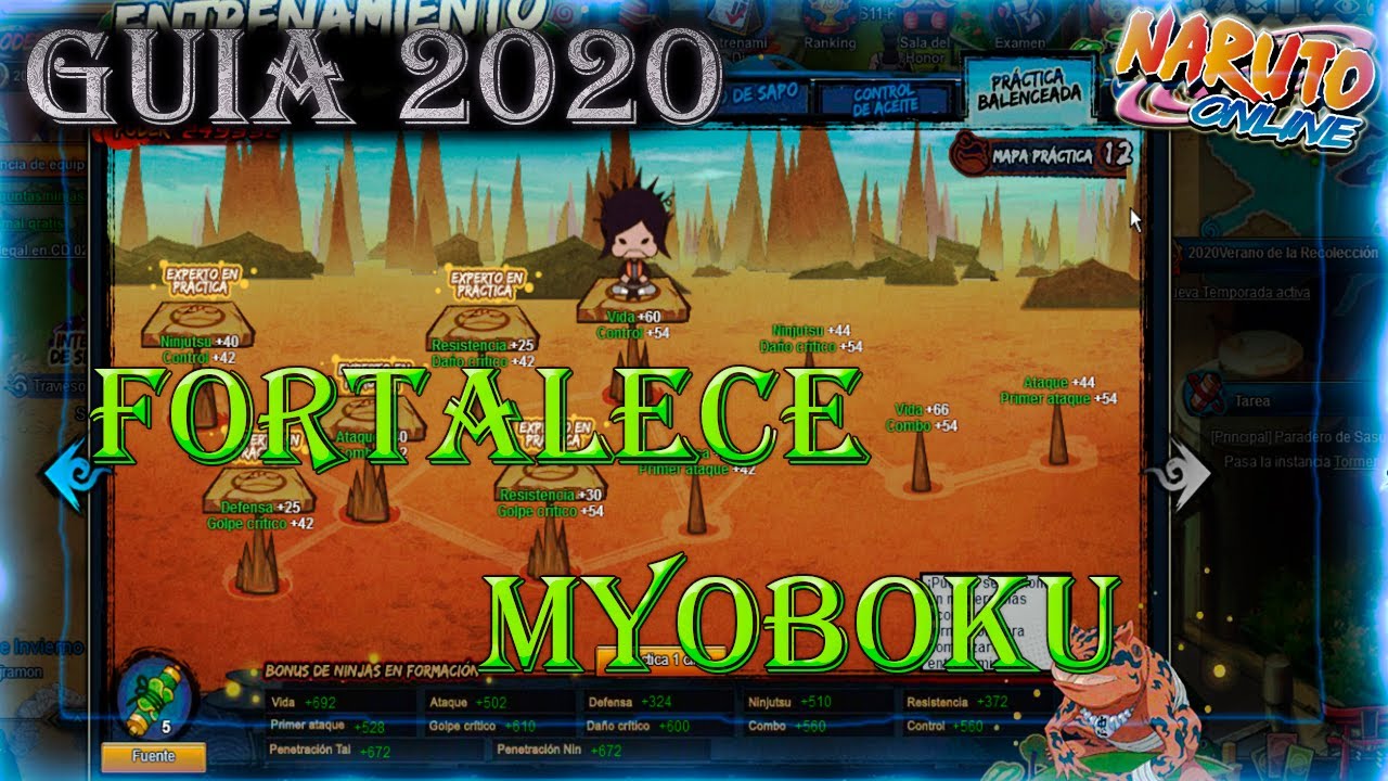 Fortalece Monte Myoboku - Guia 2020 | Naruto Online - YouTube
