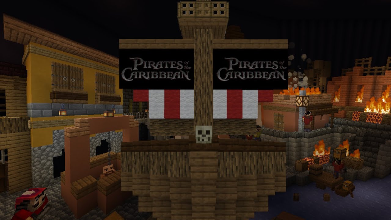 Minecraft Pirates of the Caribbean (NEW) - YouTube