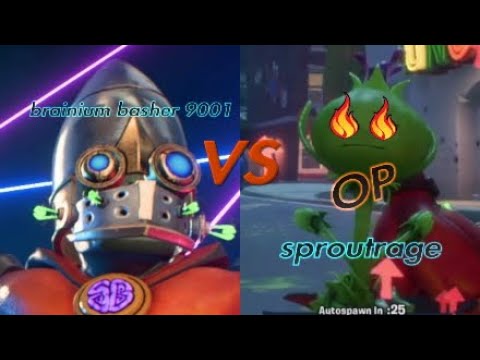 brainium basher 9001 vs sproutrage boss fight not just a weed and short ...