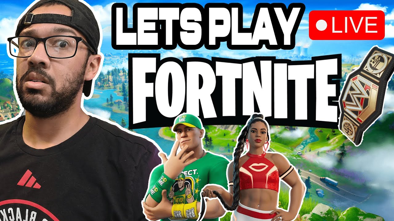 WWE Content Creator plays Fortnite Community Games - YouTube