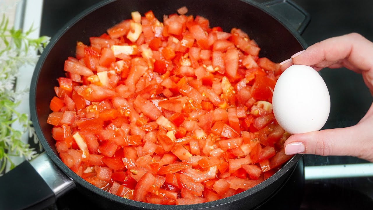 Hast du eine Tomate und ein Ei? Preiswertes, leckeres und schnelles ...