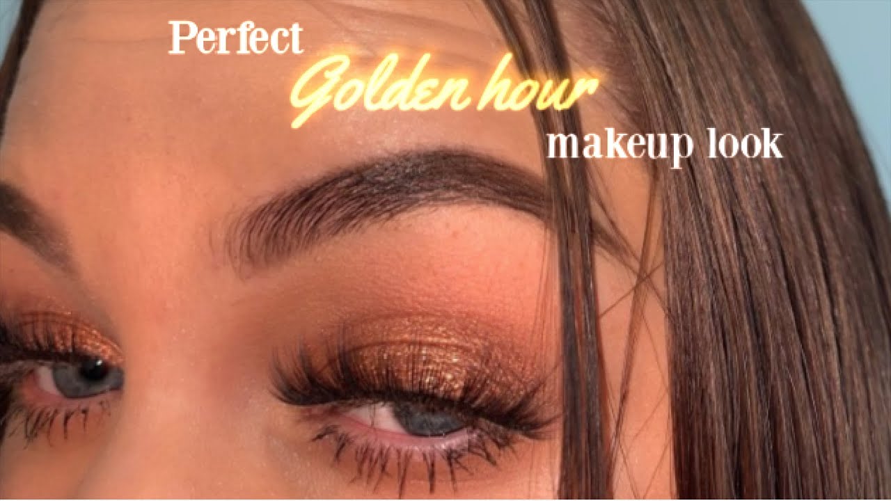 golden hour inspired makeup look | SOFT GLAM - YouTube