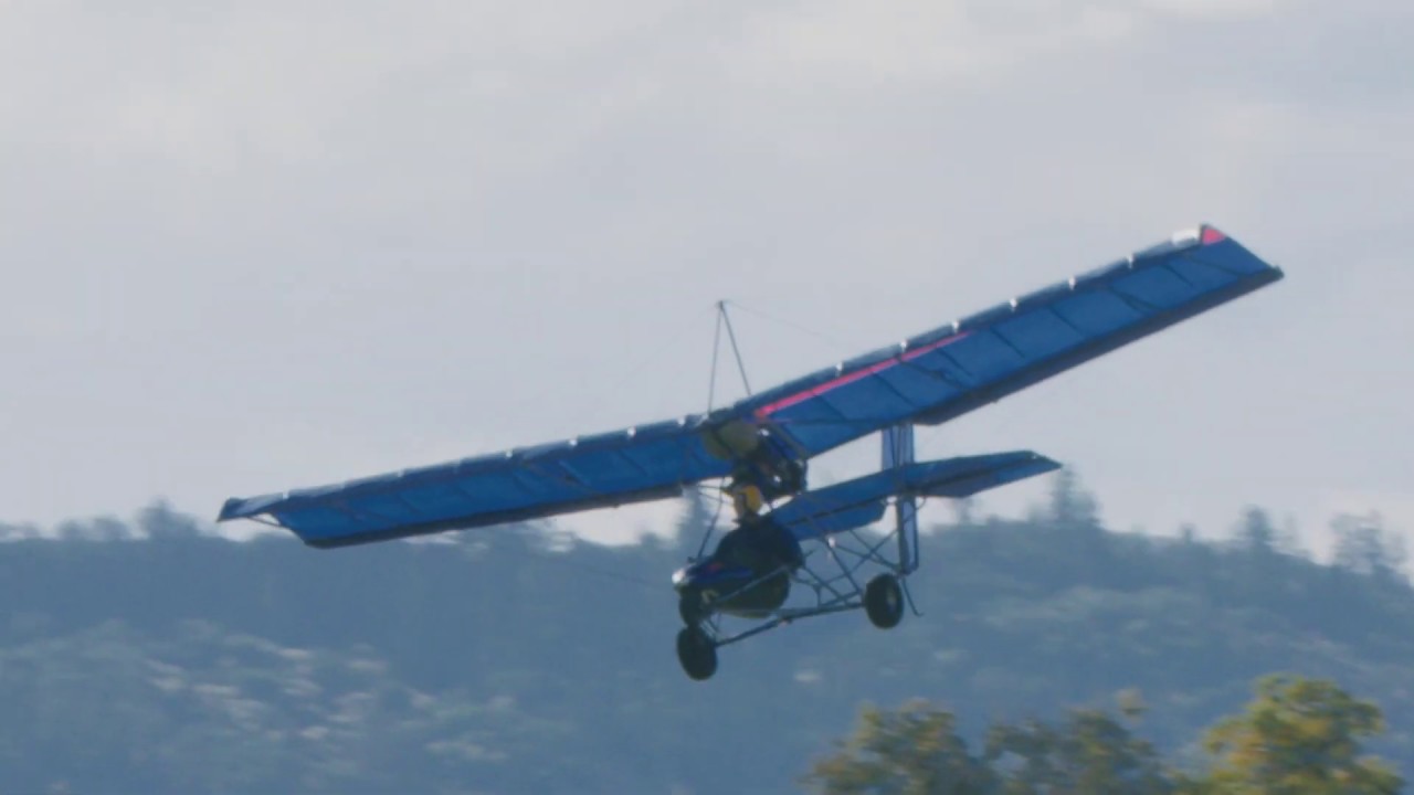 An Autumn Flight in a Quicksilver Ultralight - YouTube