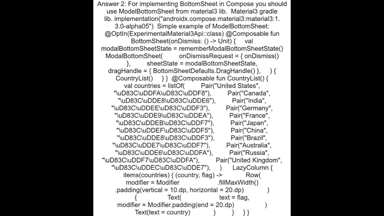 Compose - How to implement nestedScrolling in BottomSheet - YouTube