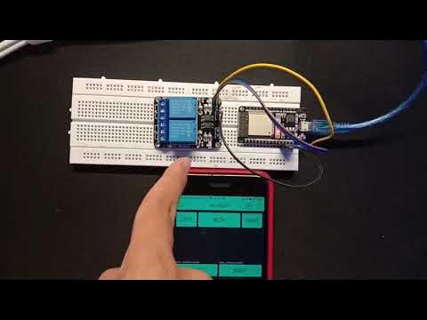 IoT Door Gates Opener / Smart auto gate using ESP32 - YouTube