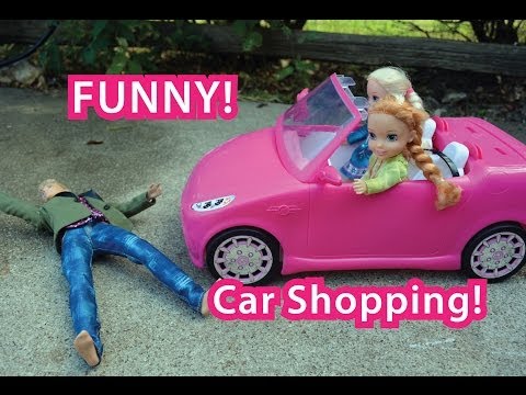 FUNNY! Anna And Elsa Toddlers Get New Car! - Toddler Anna And Elsa Go ...