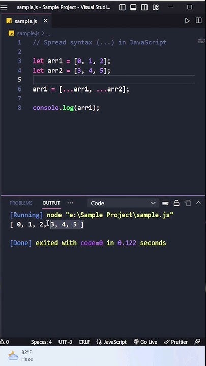 JavaScript Spread Operator #webdesign #javascript #webdevelopment #js - YouTube