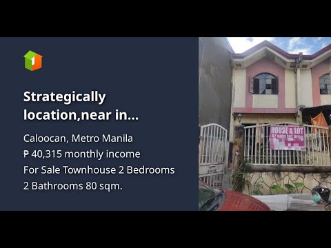 Strategically location,near in malls,market church school and saranay ...