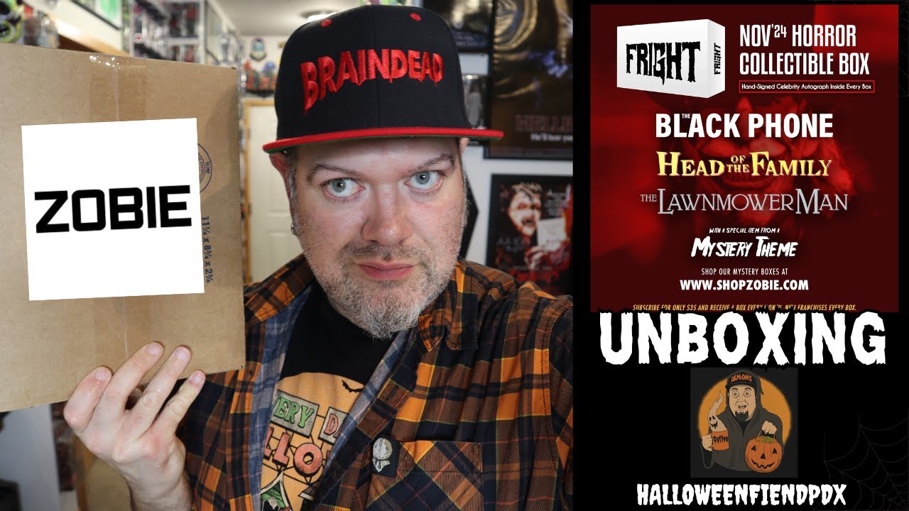 Zobie Fright Pack November 2024 Unboxing - YouTube