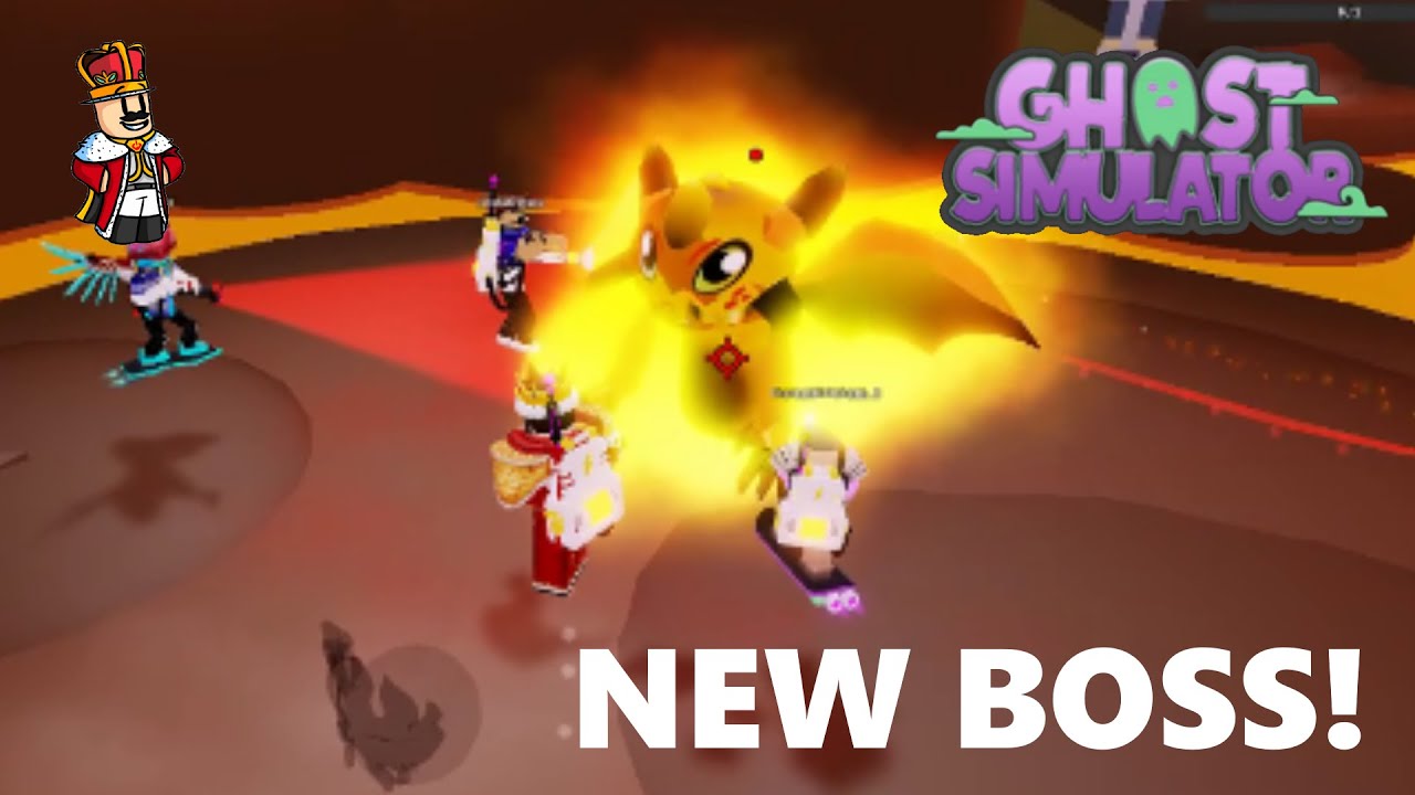 NEW VOLCANO BOSS! - Ghost Simulator - YouTube