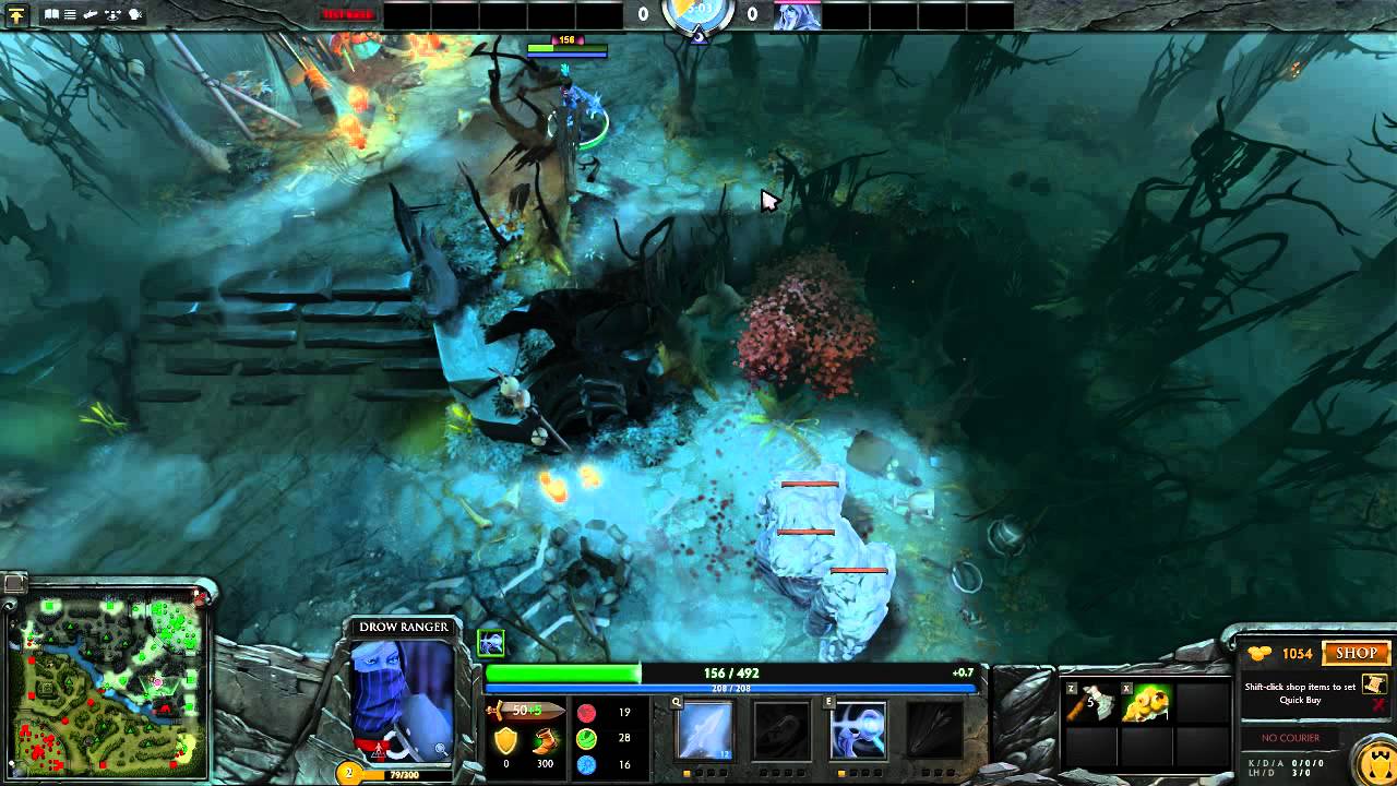 Dota 2 Patch 6.82 Ranged Dire Ancient Jungling - YouTube