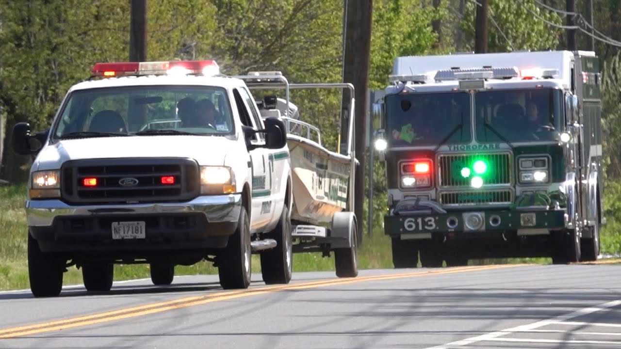 Thorofare Fire Company Utility 617, Marine 6-1, and Squad 613 ...