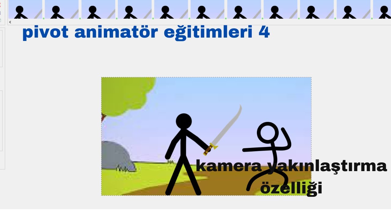 ekran yaklaştırma özelliği zoom lama özelliği pivot animatör ...