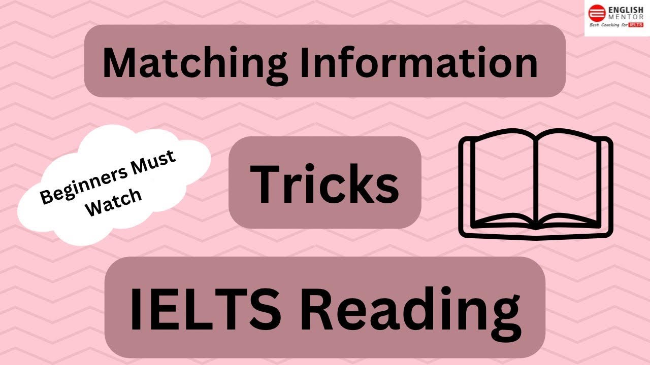 IELTS Reading Matching Features and Information - YouTube