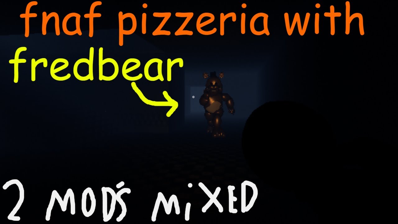 Hello Neighbor two mods mixed fnaf pizzaria and fredbear runaway - YouTube