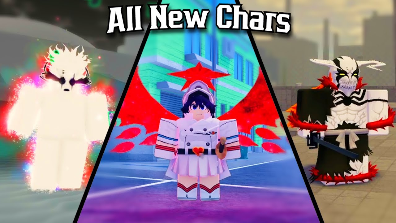 All New Characters Showcase | Anime Showdown - YouTube