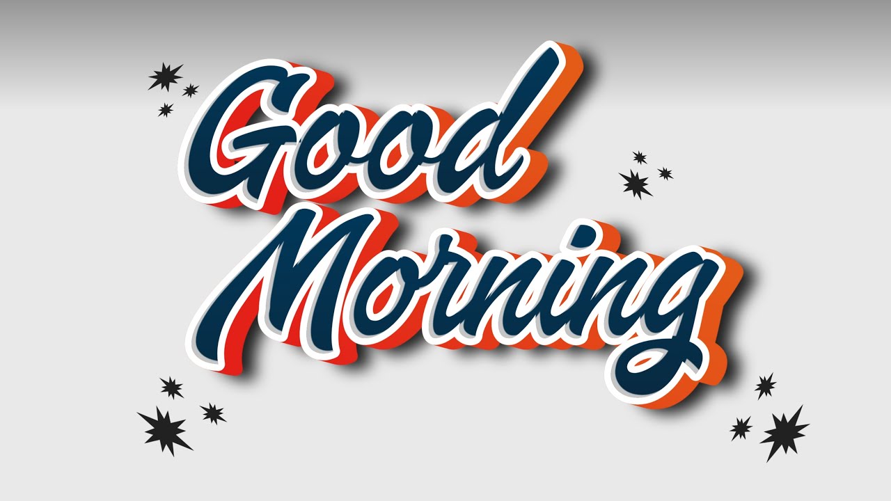 Good morning text effect | 3d text editing on pixellab #pixellab # ...