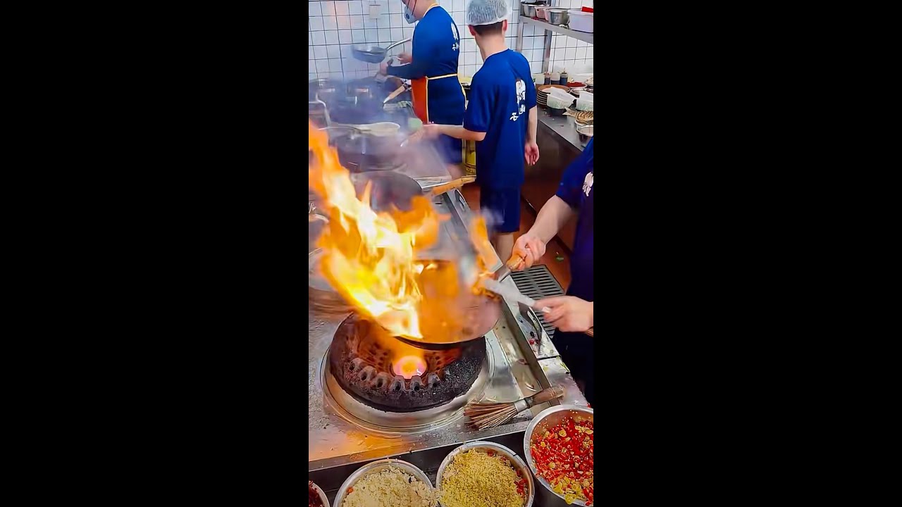 Cooking food live streaming. Chef cooking in the kitchen. #cookingfood ...