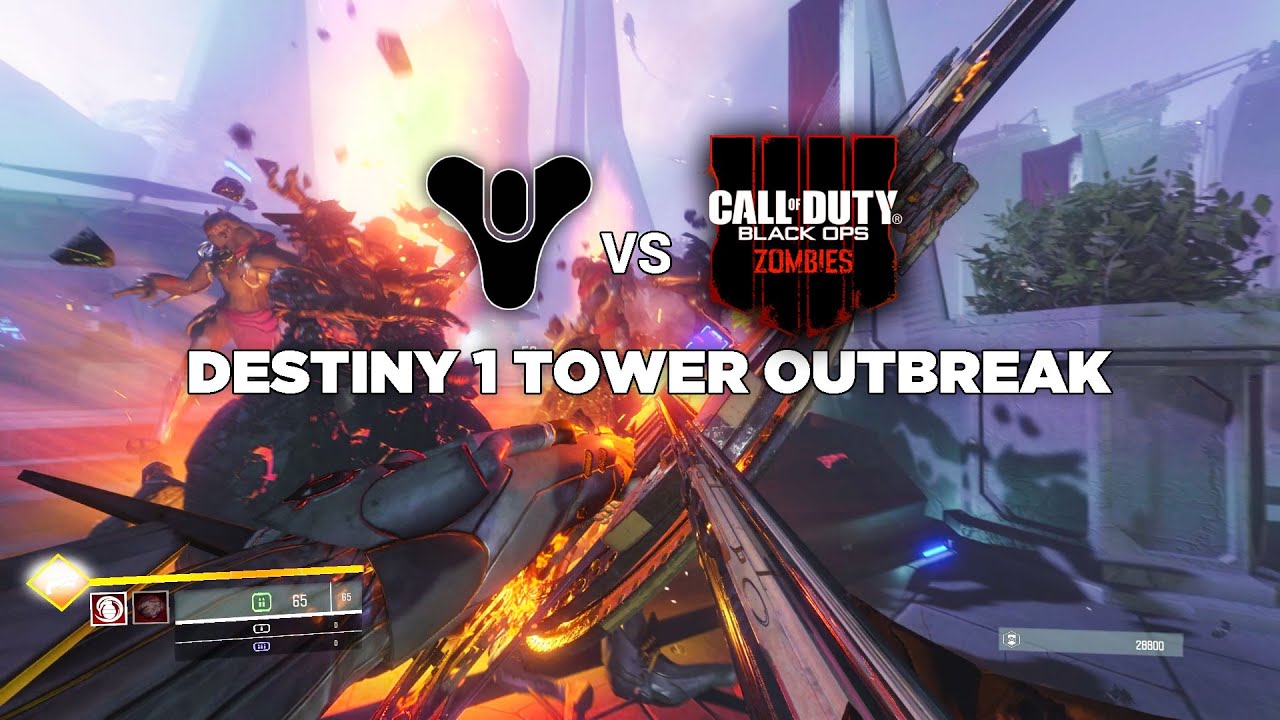 Destiny Vs Cod Zombies (Black ops 3 custom zombies map) #gaming # ...