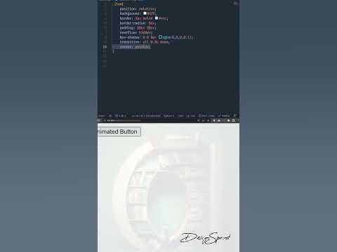 How to Create Hover Animation Button Effect Using CSS & HTML | 1 min #shorts #tutorial #webdev ...